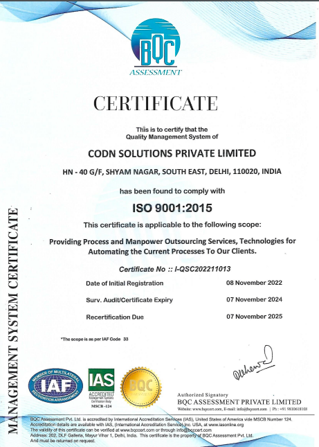 CoDN SOLUTIONS – Managed Consultancy Services